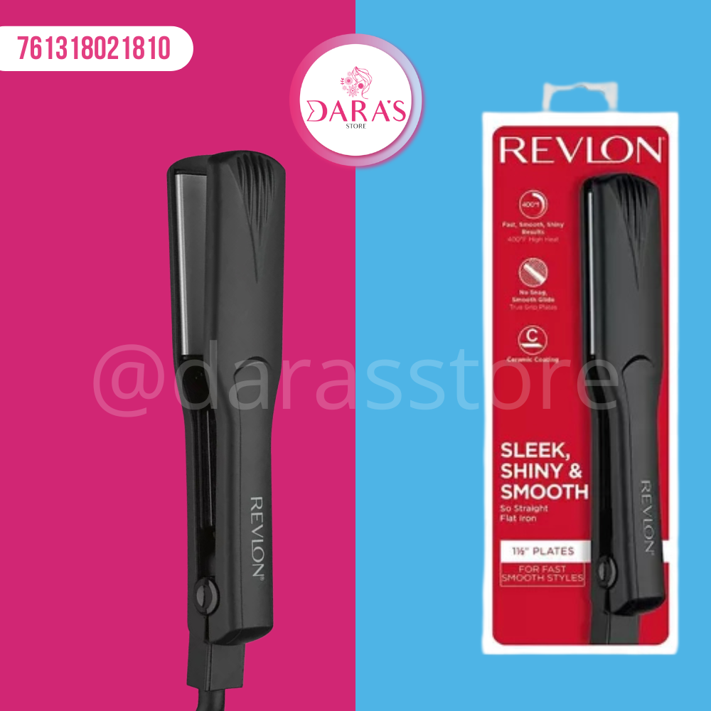 PLANCHA REVLON 1 ½" 400°F SLEEK, SHINY ORIGINAL - Daras Store