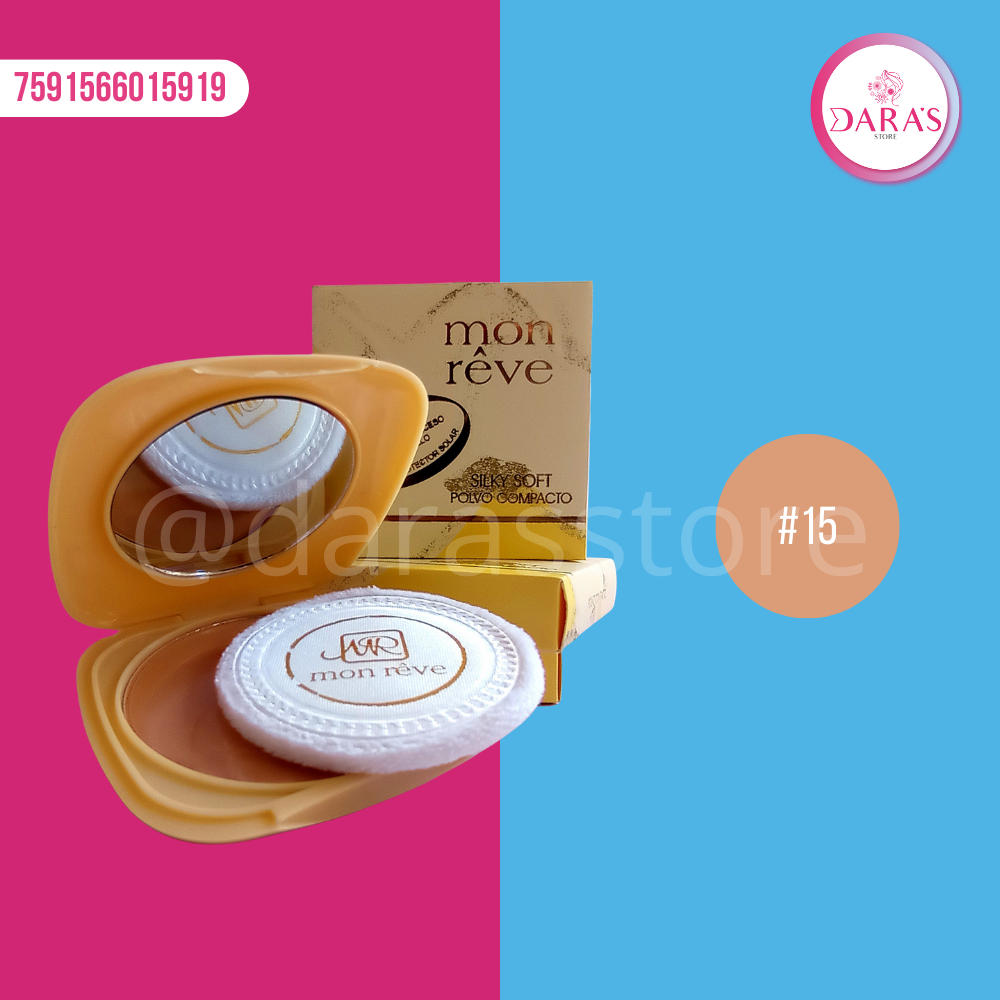 POLVO COMPACTO MON REVE 16GR N.15 - Daras Store